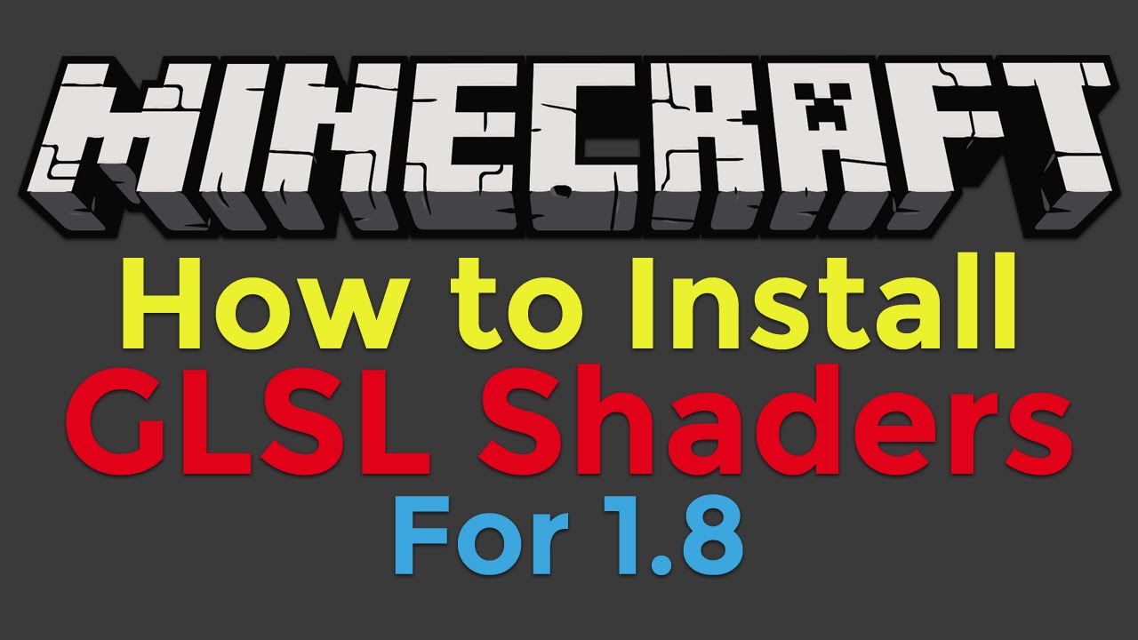 How to Install the Shaders Mod for Minecraft 1.8 - YouTube