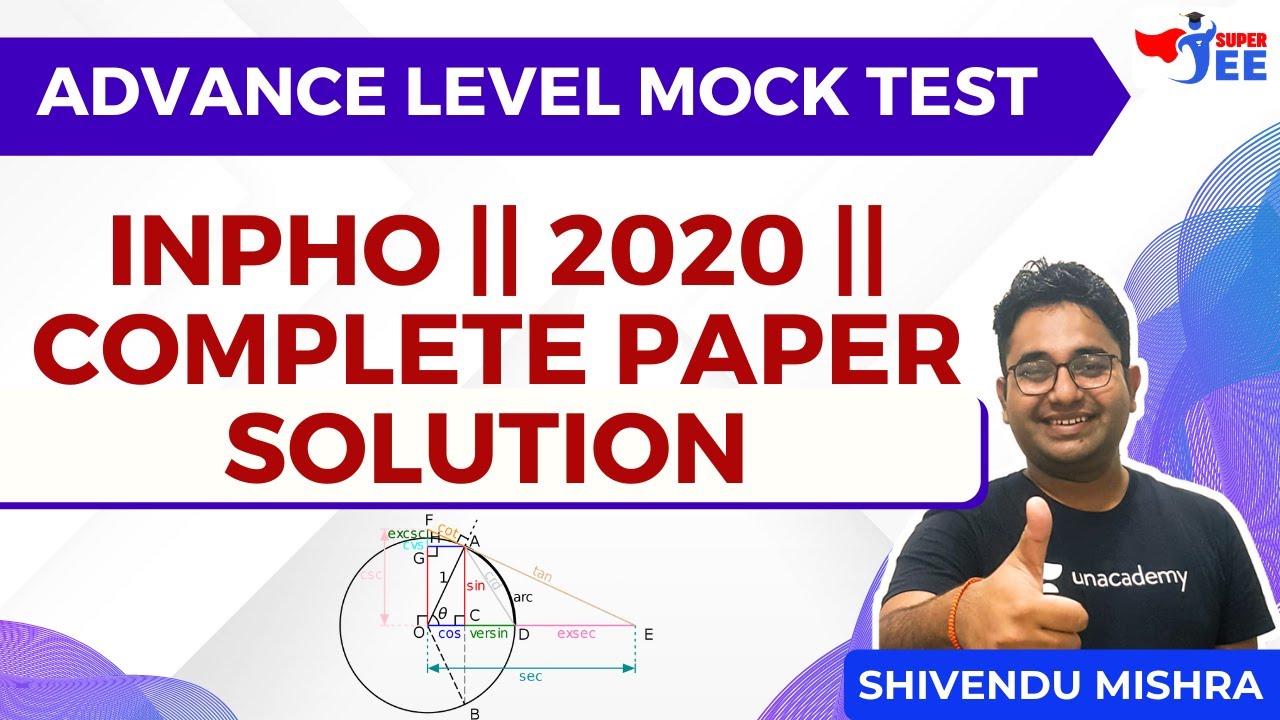 INPHO 2020 Complete Paper Solution | Important Tips and Tricks ...
