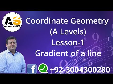 Coordinate Geometry (A Levels) Lesson - 1 - YouTube