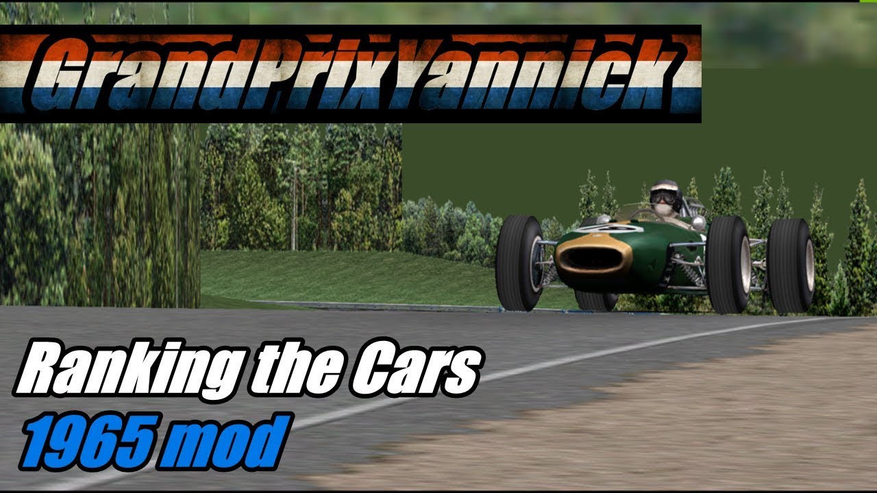 Grand Prix Legends - Ranking the Cars (1965 mod) - YouTube