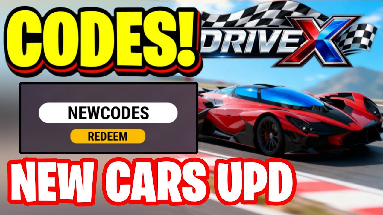 *NEW* ALL WORKING NEW CARS UPDATE CODES FOR DRIVE X! ROBLOX DRIVE X ...