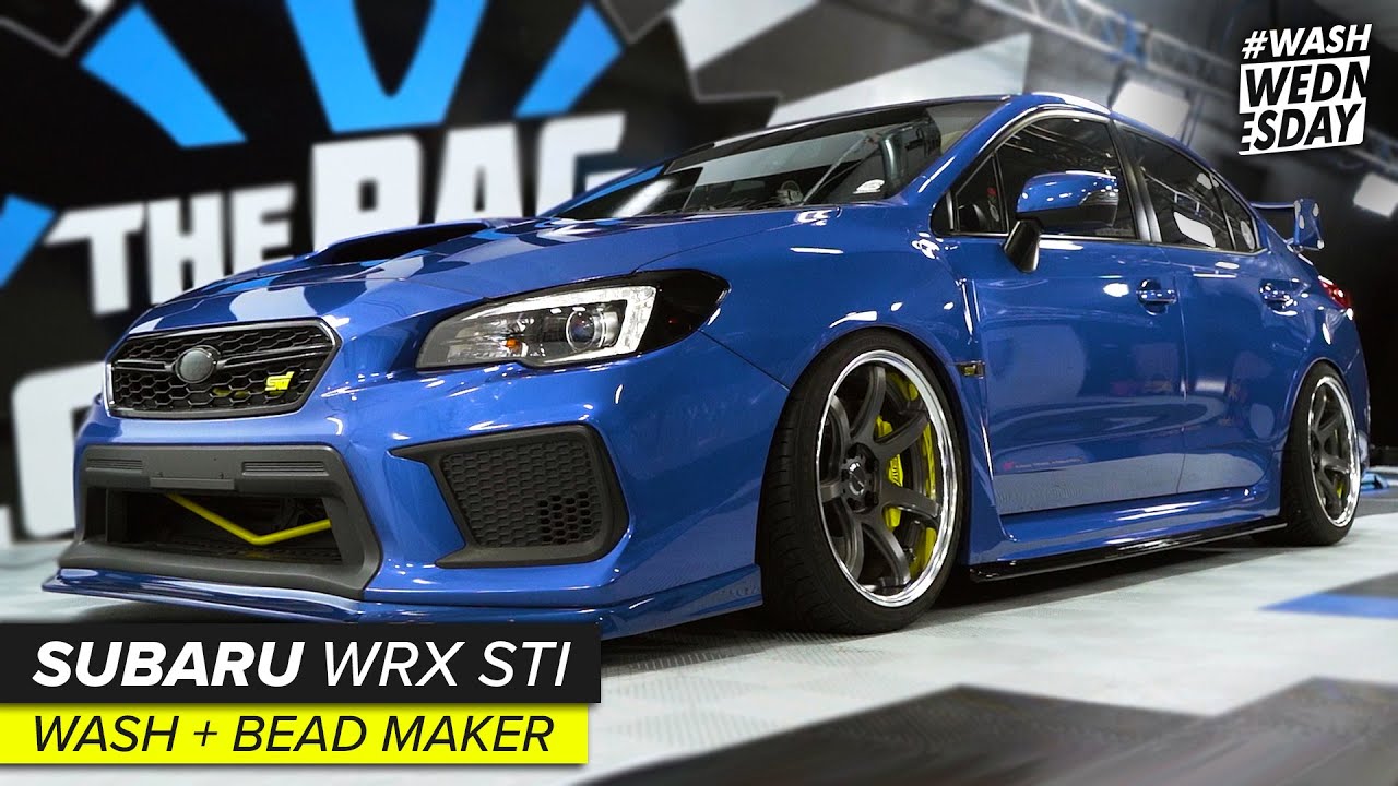 Washing A Stanced Subaru WRX STI + Titanium Exhaust Polishing! | # ...