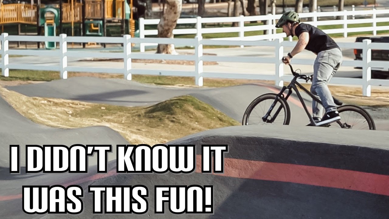 My First Time at the Pump Track! | Temecula, Ca Pump Track - YouTube