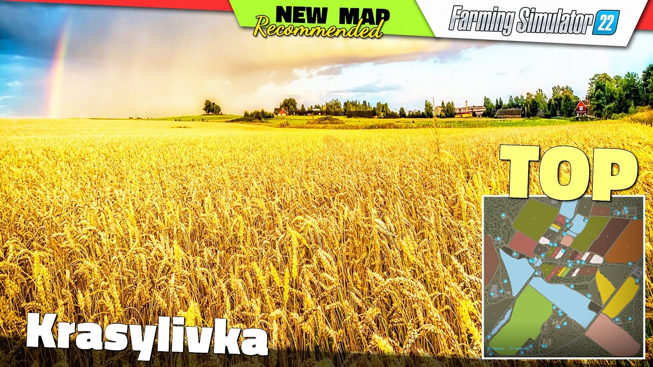 FS22 ★ MAP "Krasylivka" - Farming Simulator 22 New Map Review 2K60 ...