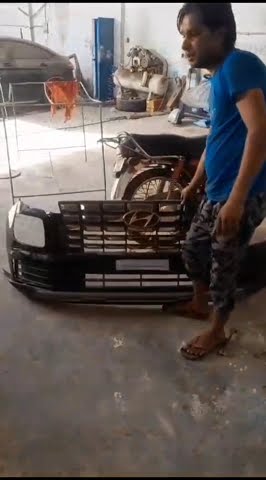 venue gadi Bumper repairing - YouTube