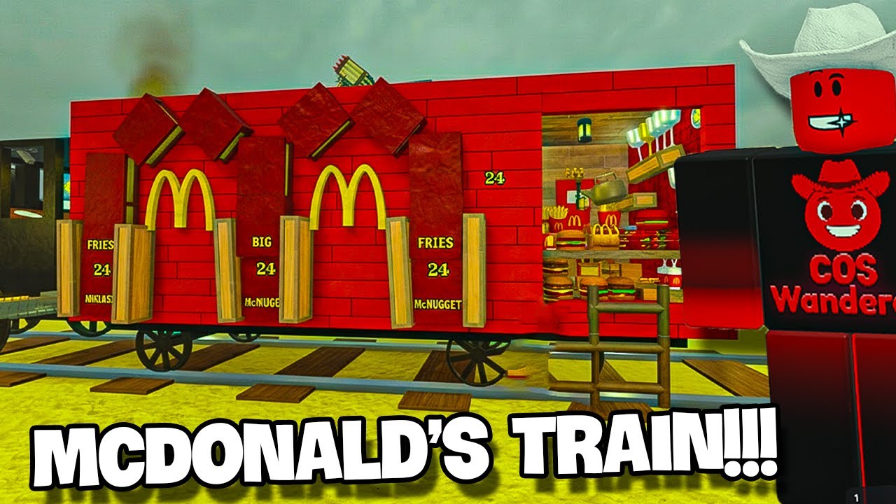 I built a McDonald's Fast Food Train in Dead Rails - YouTube