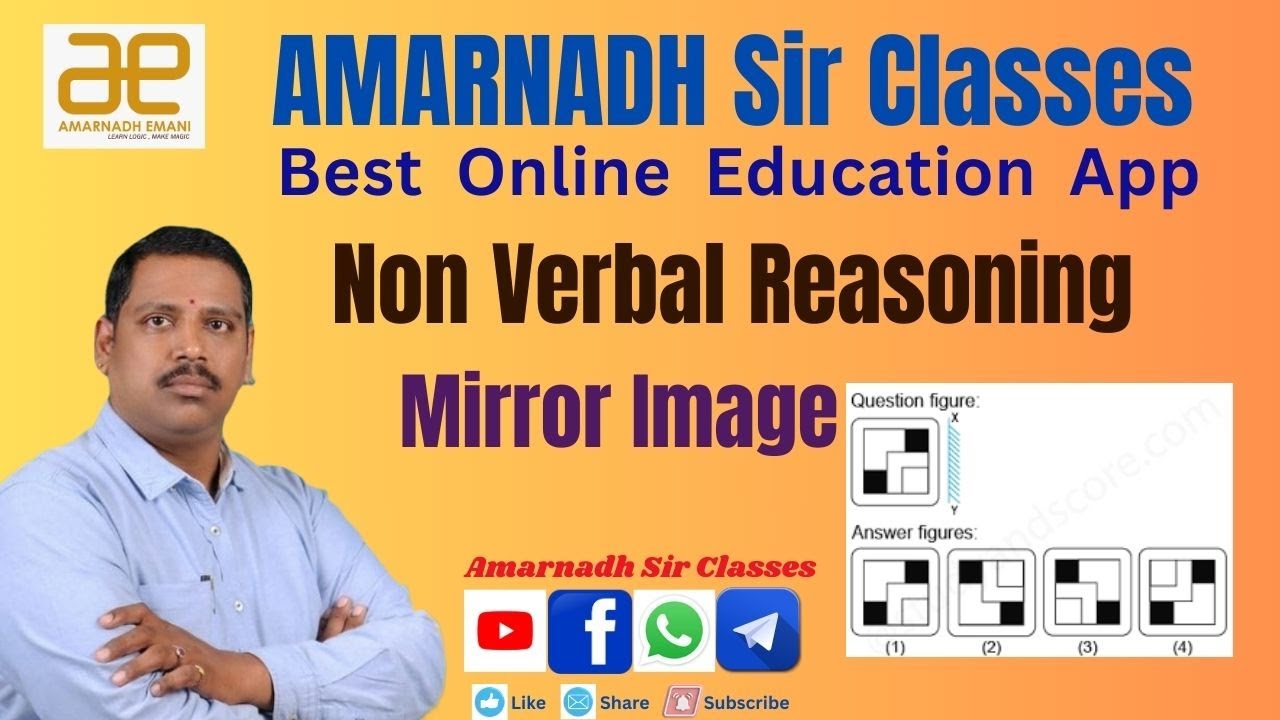 Mirror Images Problems || Bank |SSC |Police | Railways |Groups || AmarNadh Emani - YouTube