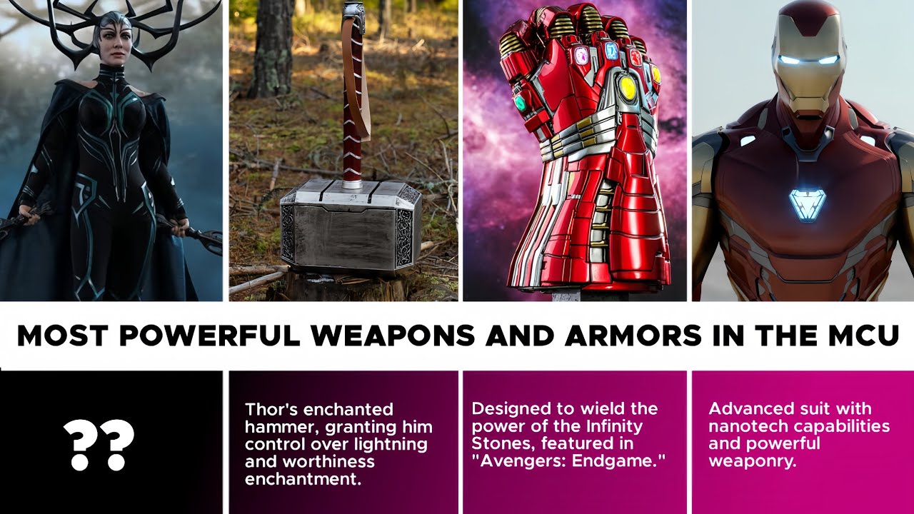 Comparison: Most Powerful Weapons And Armors In The Marvel Cinematic ...