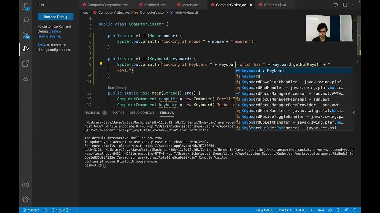 COMP2511 22T2 Tute 10: Visitor Pattern & Revision - YouTube