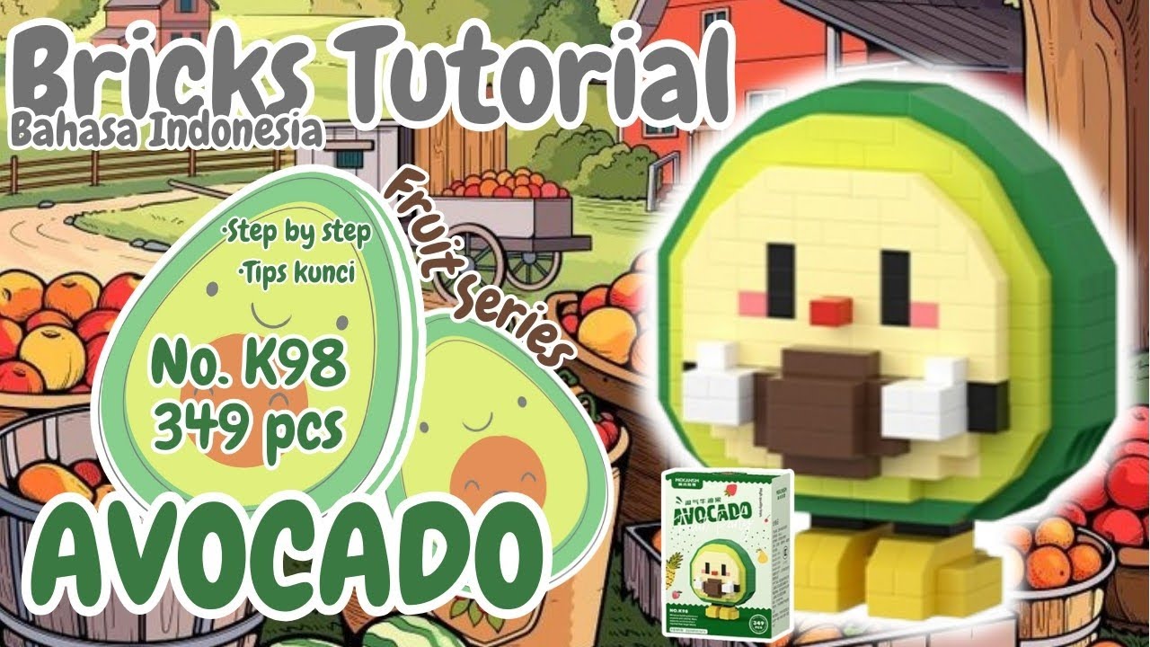 How to Build a Bricks Fruit Party "AVOCADO" K98 🥑 l Mekansm l Tutorial ...