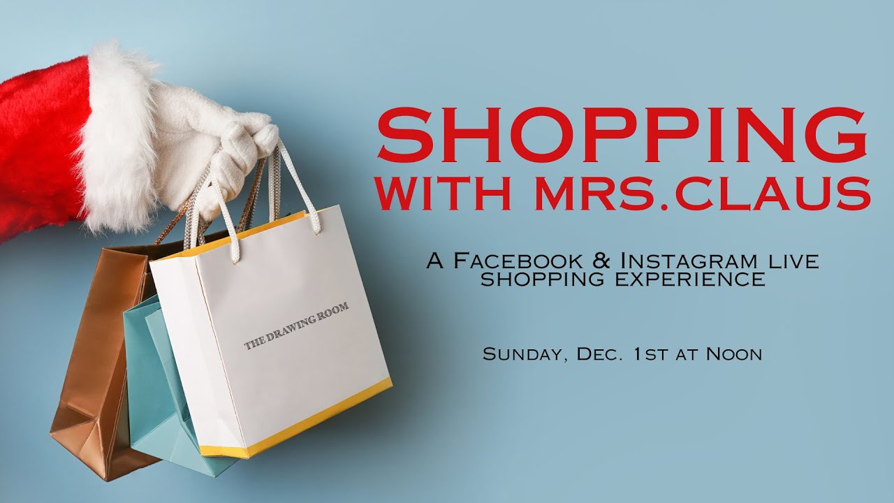 LIVE: Christmas Shopping with Mrs. Claus - YouTube