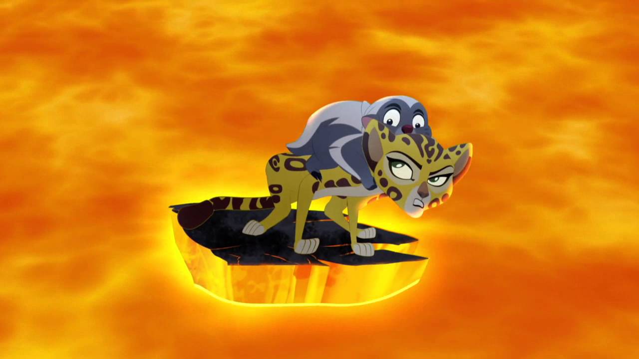 The Lion Guard: Volcano Rescue! - Fuli's New Family Clip HD - YouTube