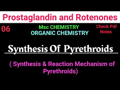 Synthesis of Pyrethroids - Reaction & Mechanism #mscchemistrynotes ...