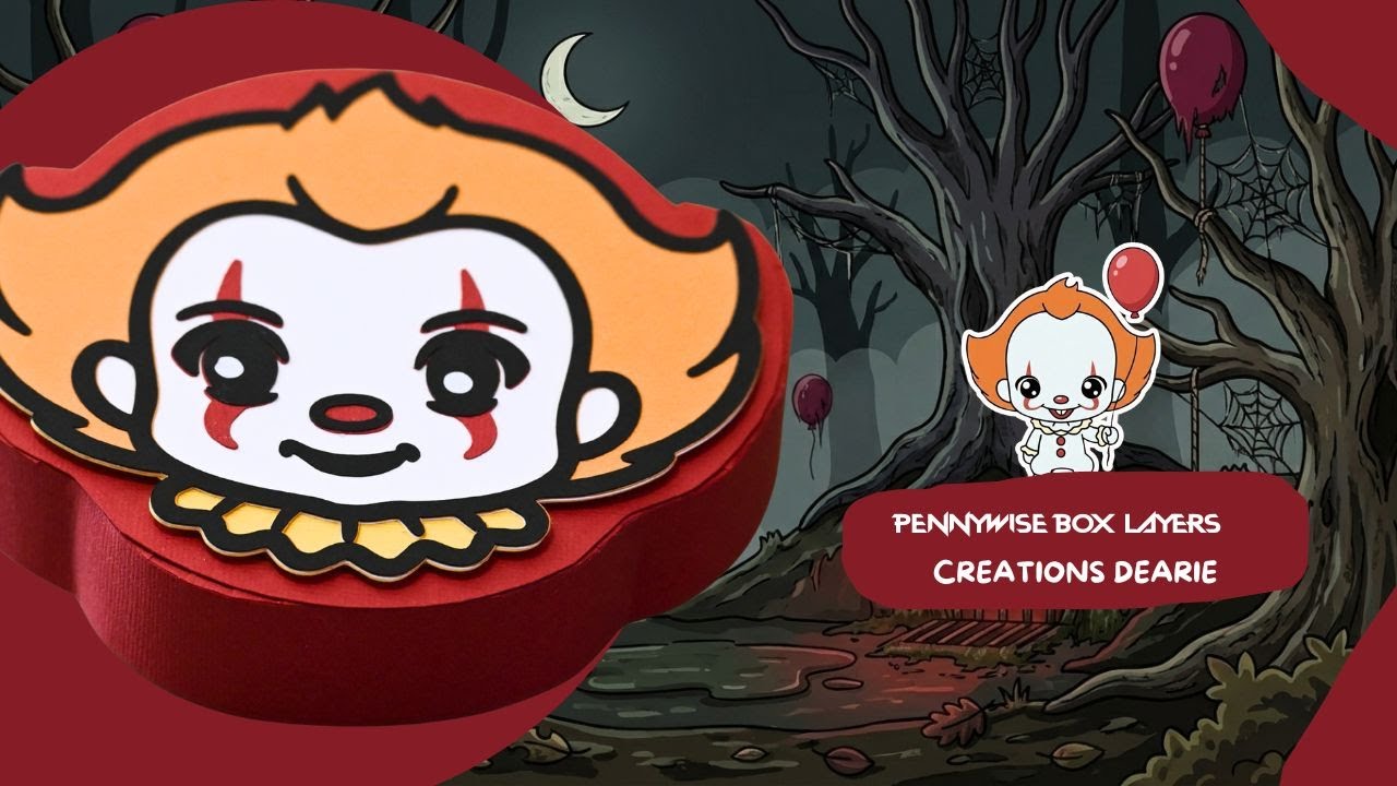 DIY Pennywise Box | Adorable Papercraft Tutorial - YouTube