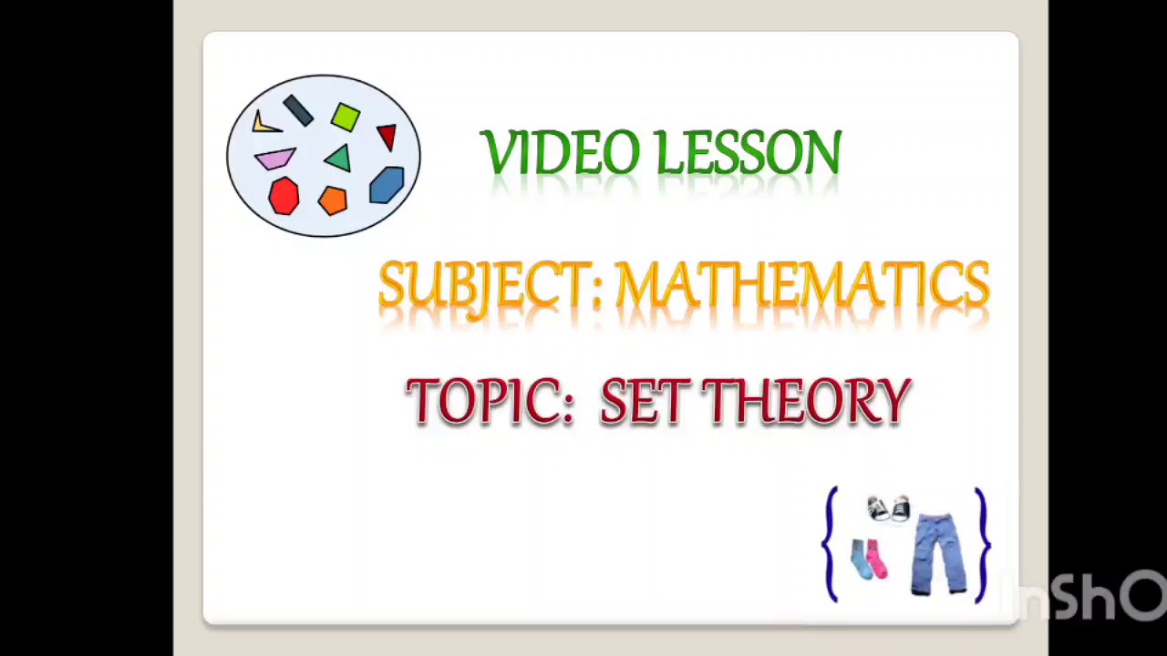 Set Theory Youtube 5306