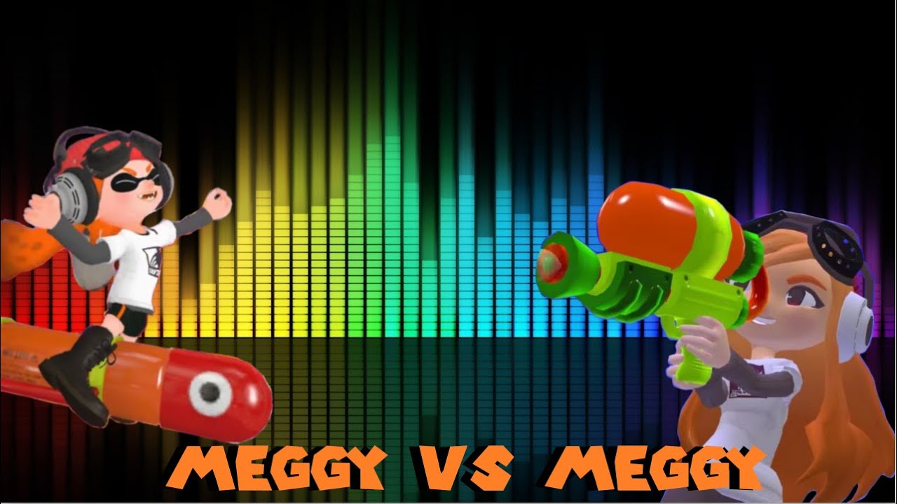Inkling Meggy V.S Human Meggy - YouTube
