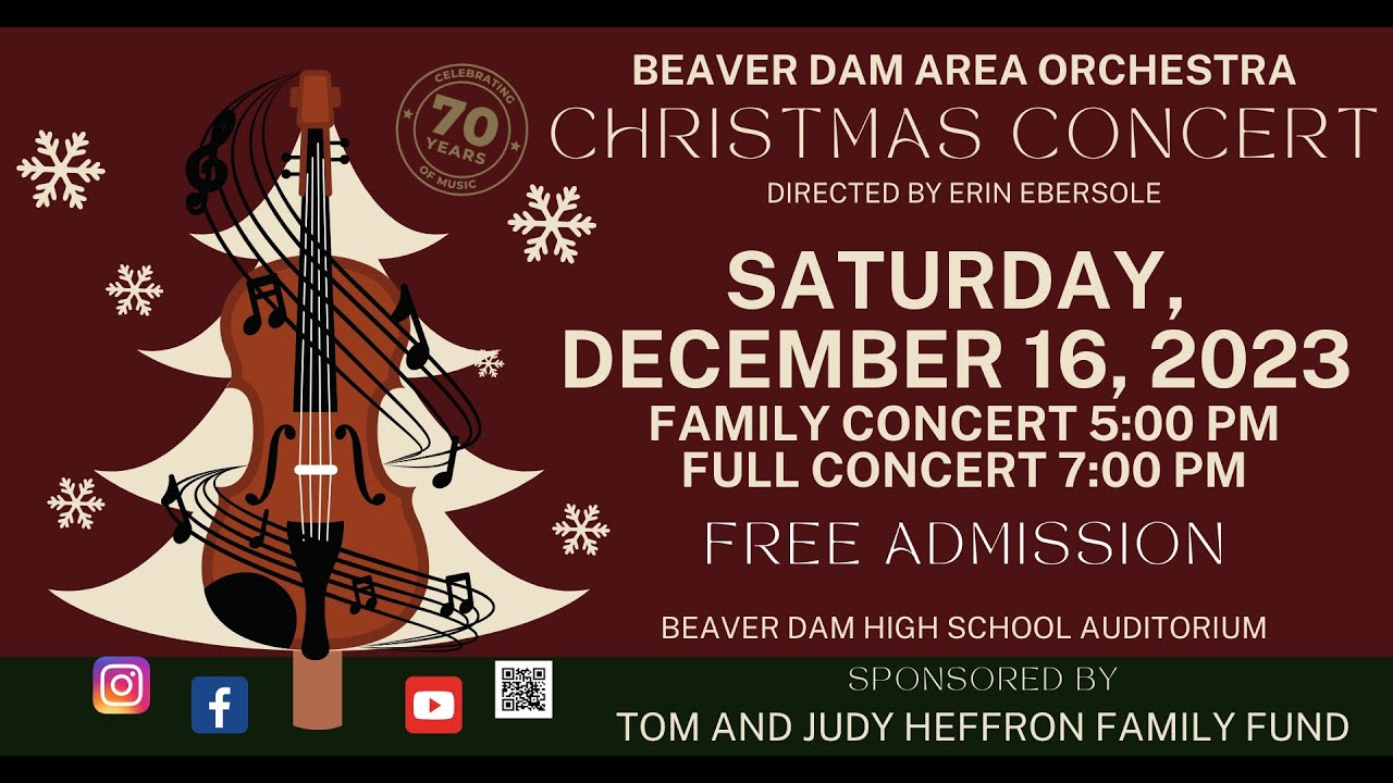 BDAO 5 PM Family Christmas Concert December 16, 2023 - YouTube