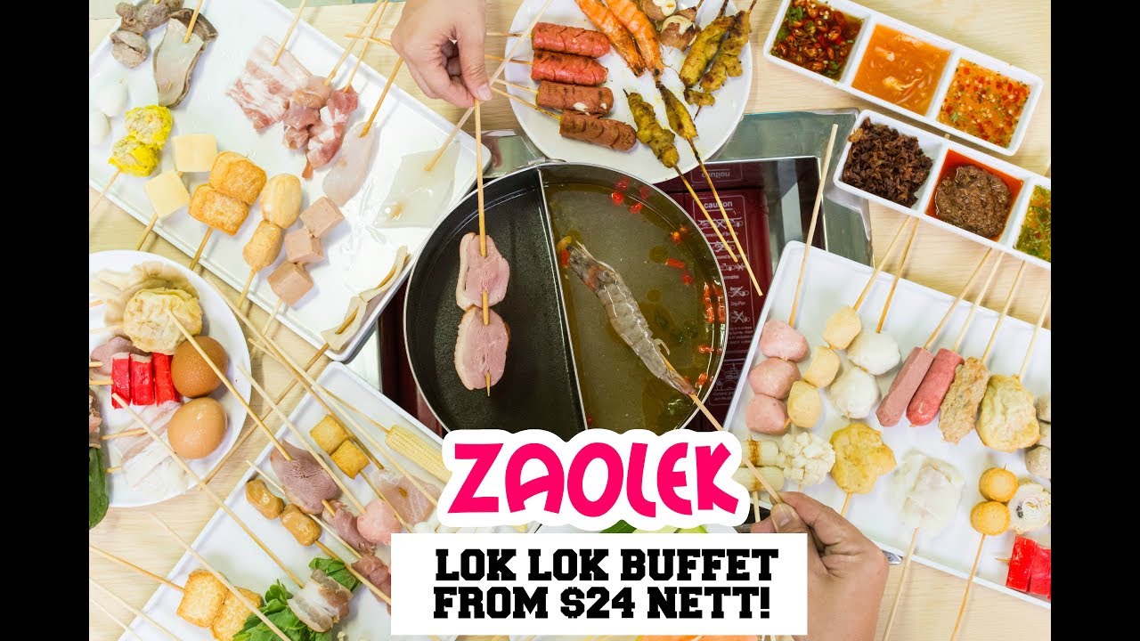 Zaolek - Lok Lok Buffet in Singapore - YouTube