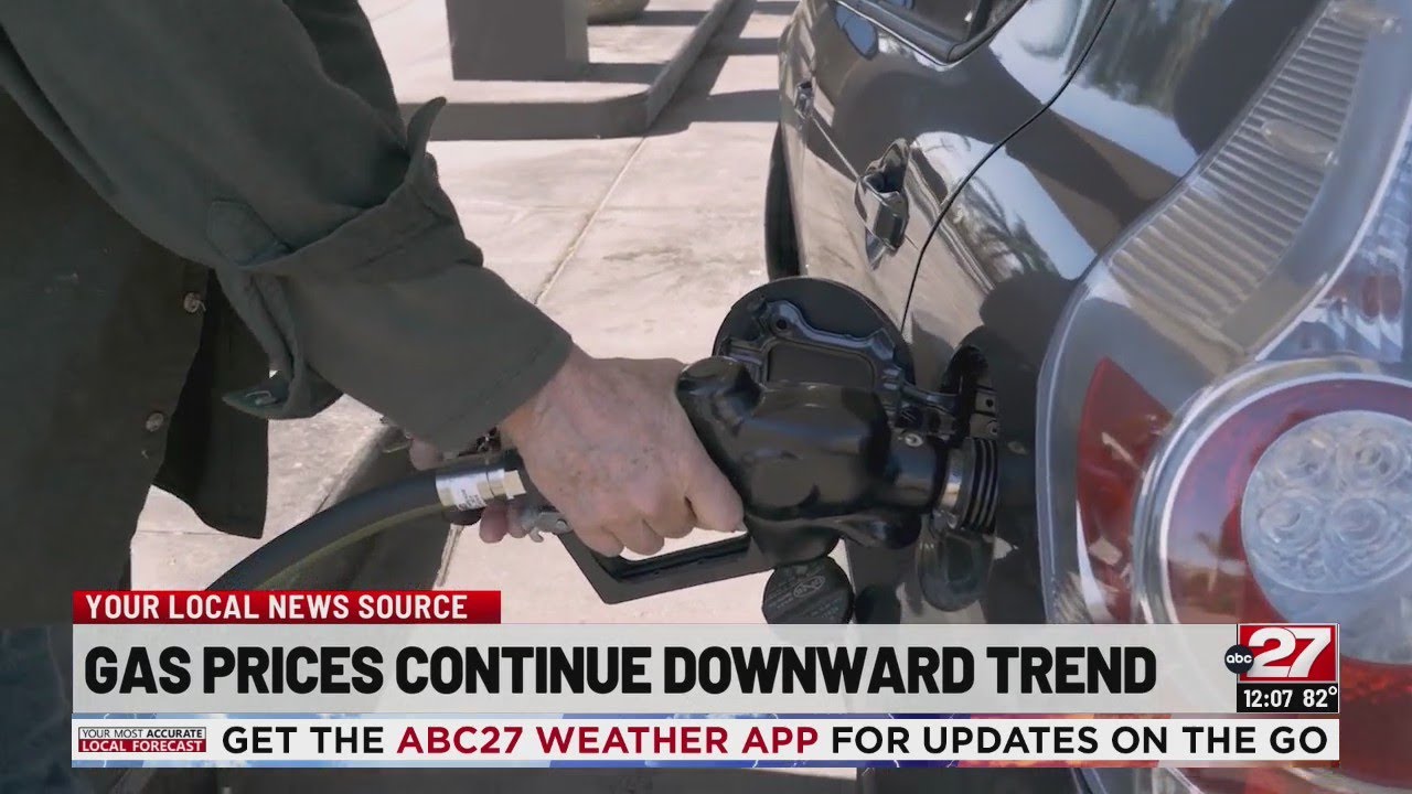 National average gas price falls 19 cents to $4.86 per gallon - YouTube