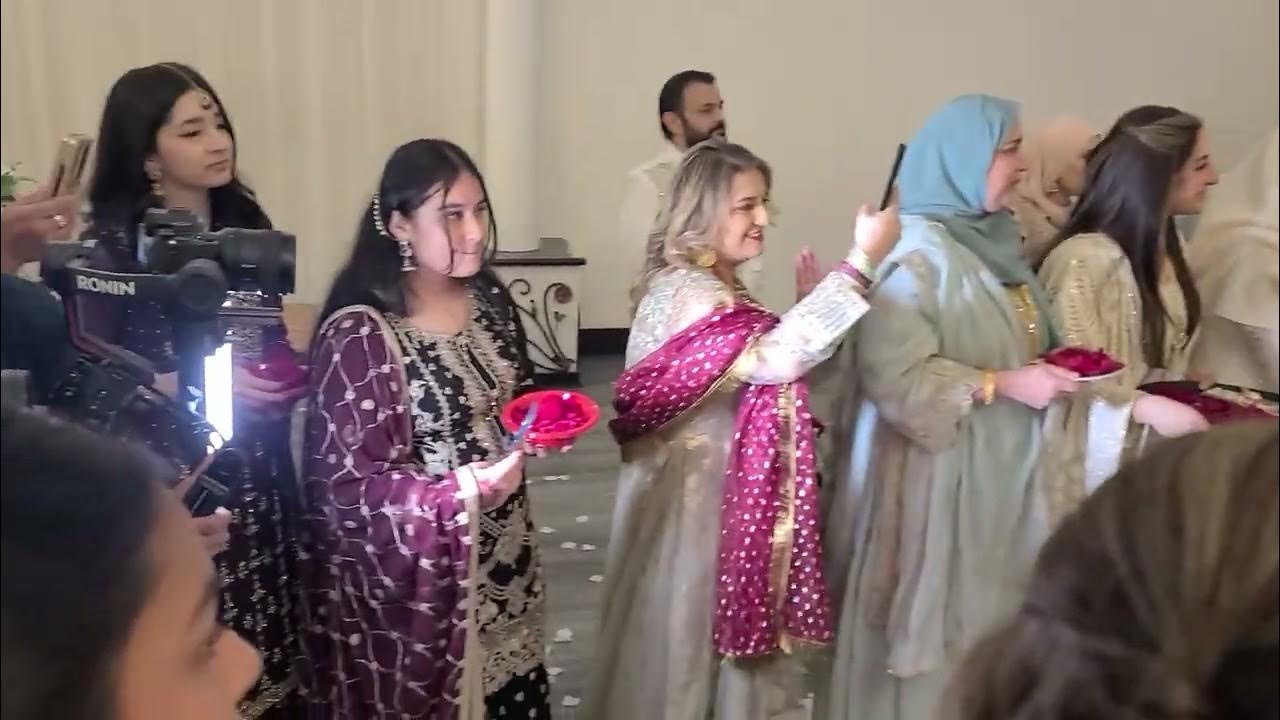 ¹²-²⁶-²⁰²⁴ Mehak & Mustafa Baraat groom arrival - YouTube