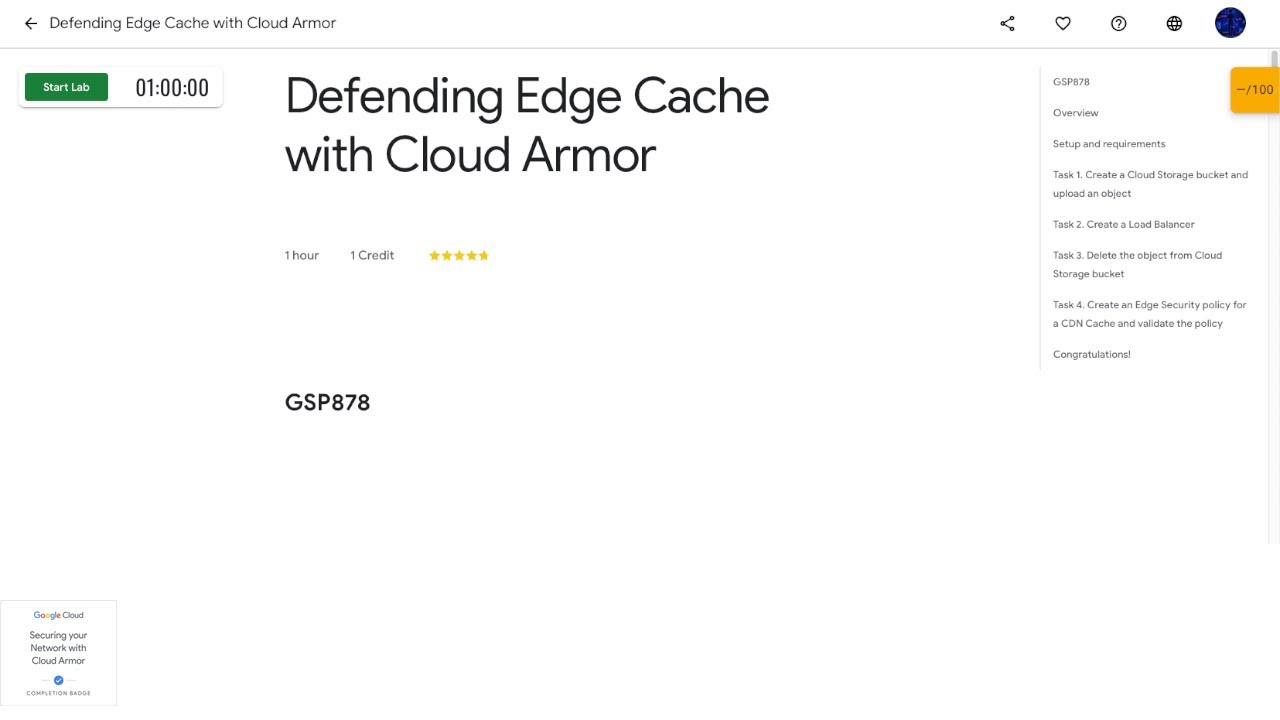 Qwiklabs | Defending Edge Cache with Cloud Armor [GSP878] - YouTube