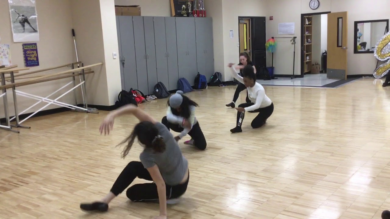 Dance 1 Contemporary Skills Test Group 3 - YouTube