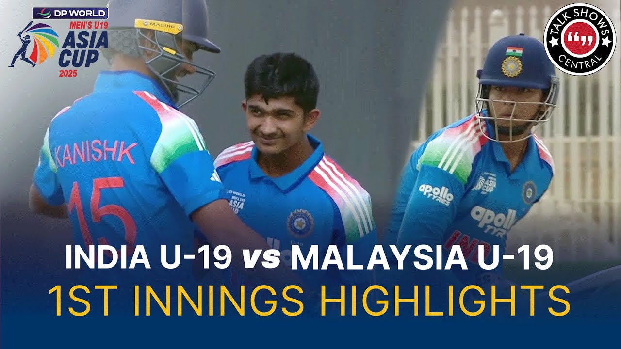 1st Innings Highlights | IND U-19 vs MAL U-19 | Asia Cup Men's U-19 ...