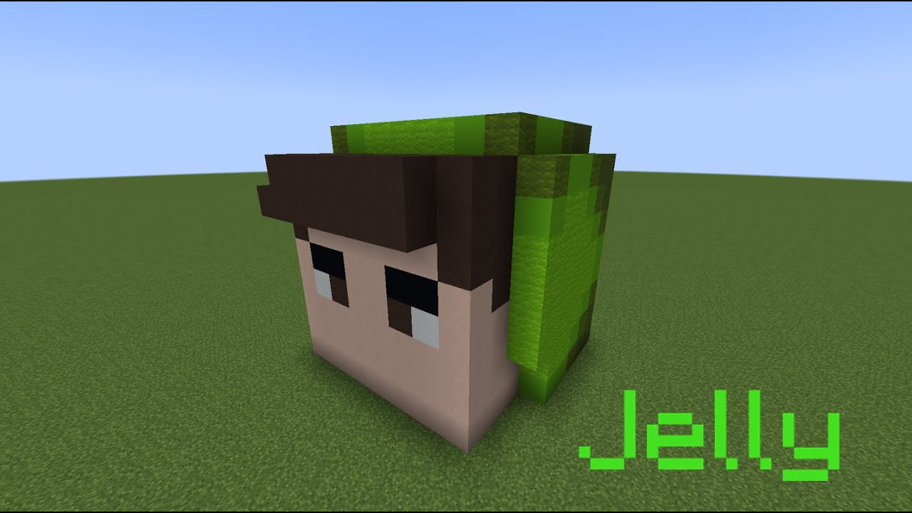 Jelly Minecraft Head TUTORIAL - YouTube