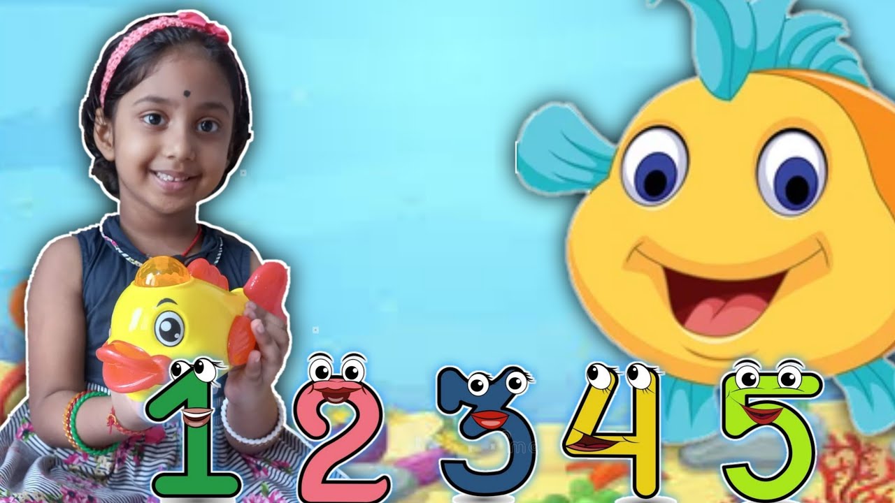 One, Two, Three, Four, Five once I caught a fish alive rhymes | Kids ...