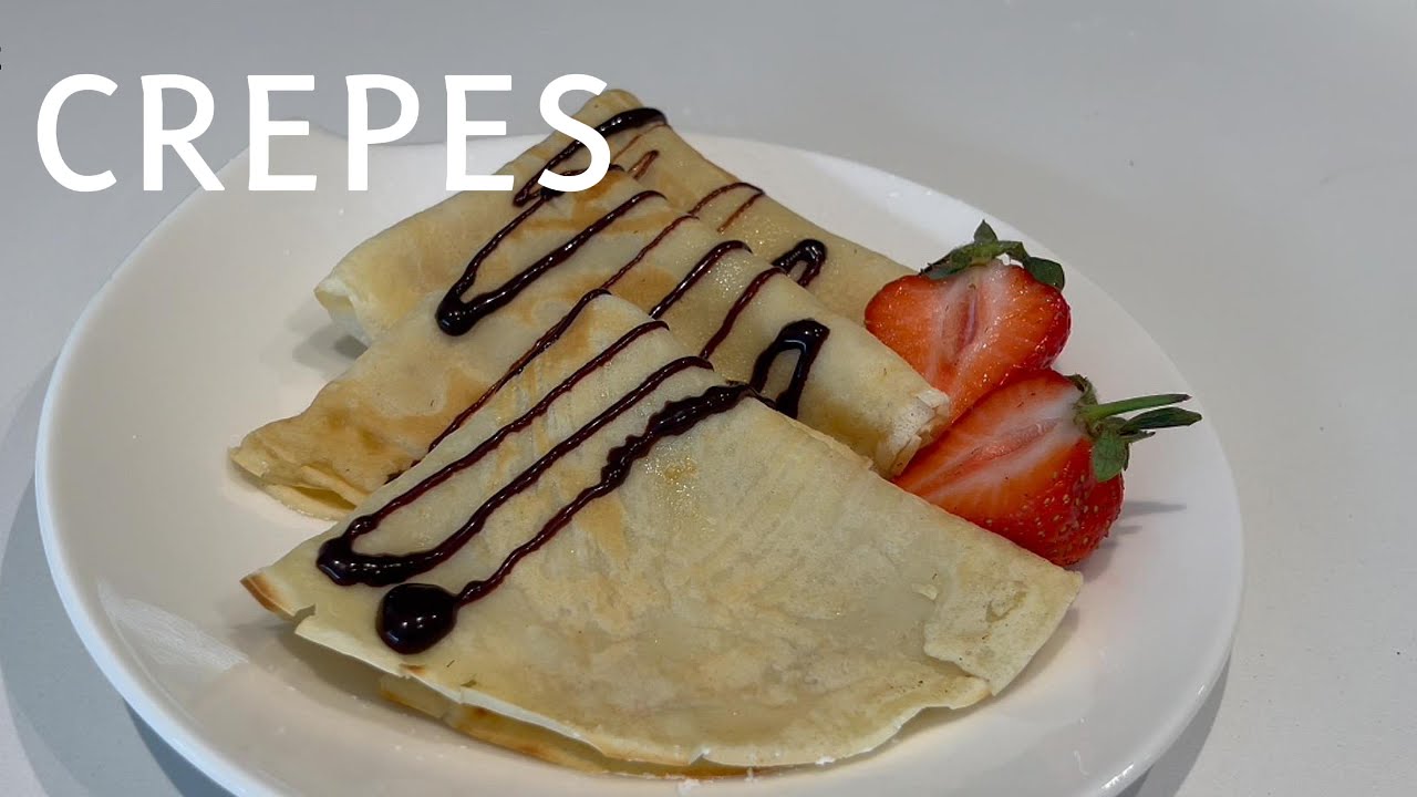 🇫🇷 How to make simple and delicious Crepes | Wie man einfache und ...