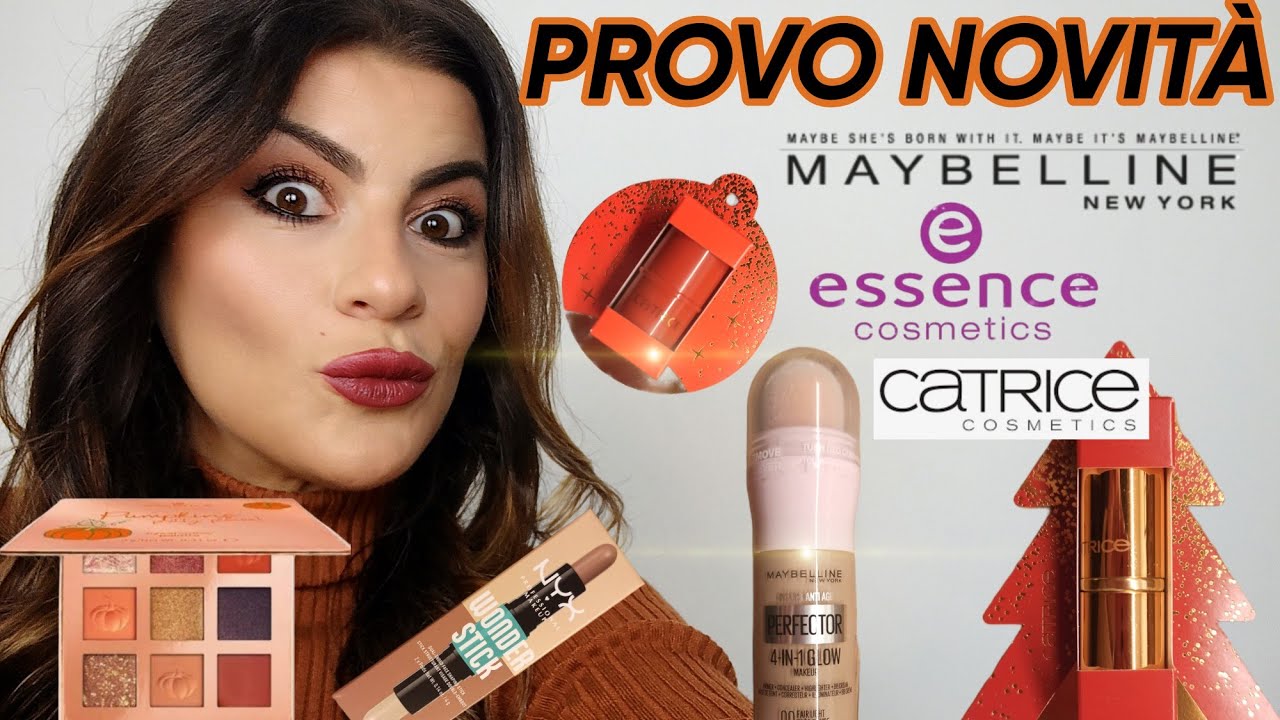 PROVO NOVITÀ MAKE UP! MAYBELLINE,ESSENCE ,CATRICE FULL FACE!😍 - YouTube
