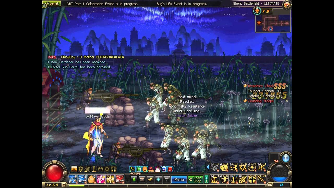 DFO global ghent battlefield ultimate with battle crusader - YouTube