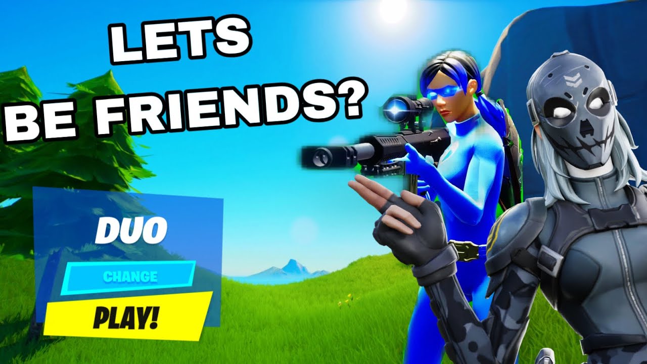 DID I FIND MY NEW DUO PARTNER IN FORTNITE?!! - YouTube