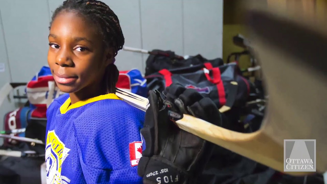 Ottawa girls hockey league takes the game to Lowertown - YouTube