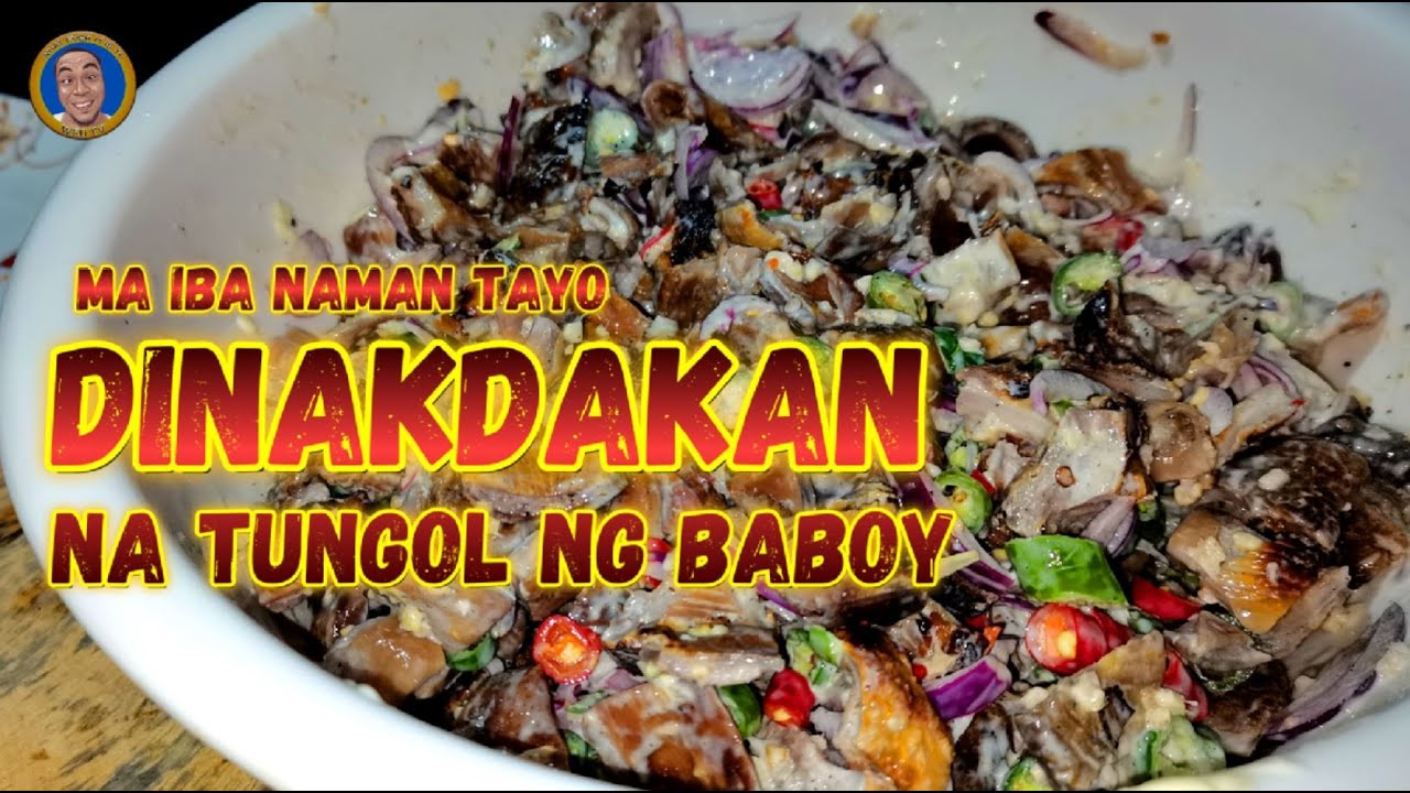 Experiment Dish "DINAKDAKAN NA TUNGOL NG BABOY | WEII TV (What Ever IT ...