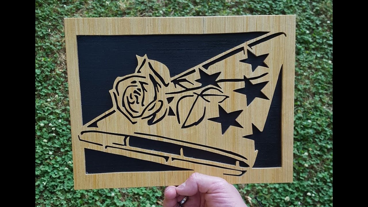Memorial Day, Scroll Saw Project - YouTube