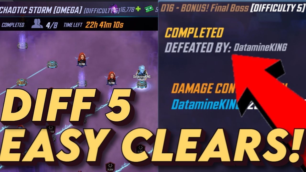 NOT THAT HARD! D5 Chaotic Raid FULL CLEAR & GAMEPLAY GUIDE! MARVEL ...