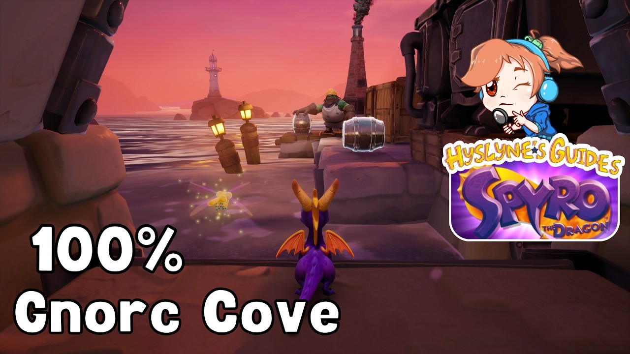 Spyro the Dragon (Reignited Trilogy) - World 6: Gnorc Cove (100% ...
