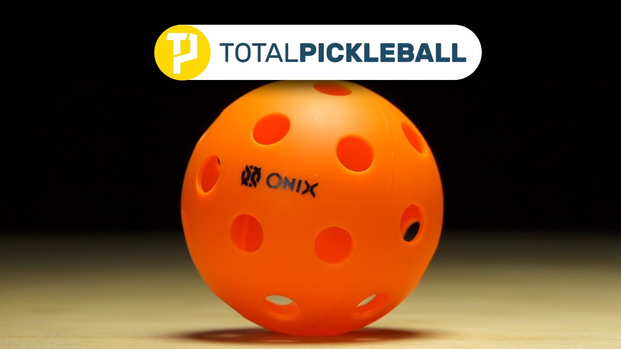Onix Pure 2 INDOOR Orange Pickleballs - YouTube