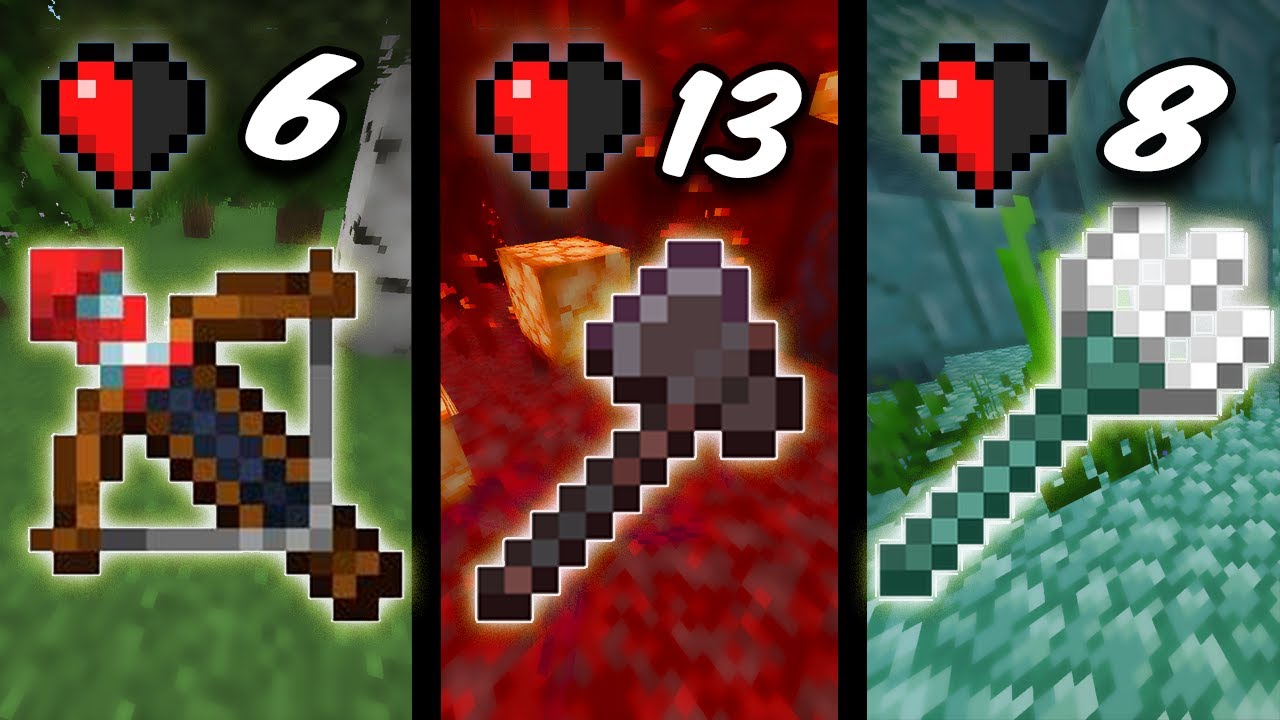 Top 5 Armas mas poderosas de MINECRAFT - YouTube
