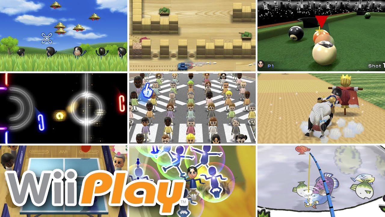 Wii Play - All Minigames | Full Game Walkthrough - YouTube