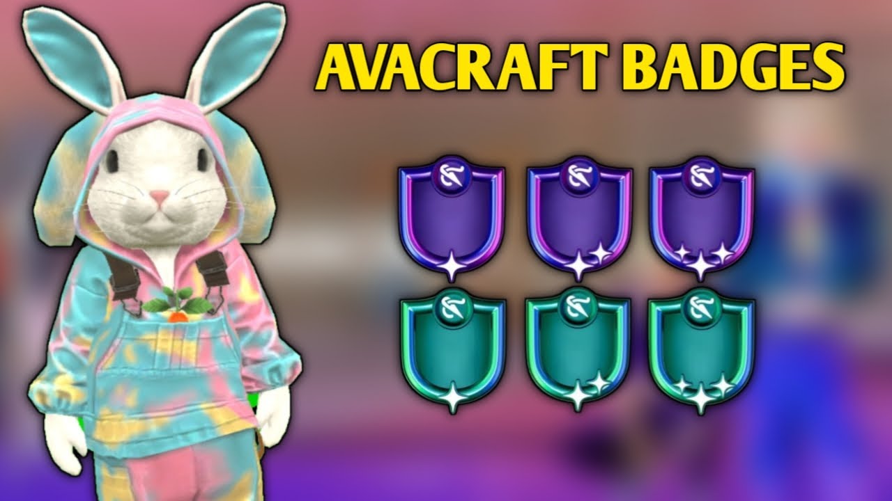 How to get avacraft badges on Avakinlife 2024 // avacraft AI future in ...