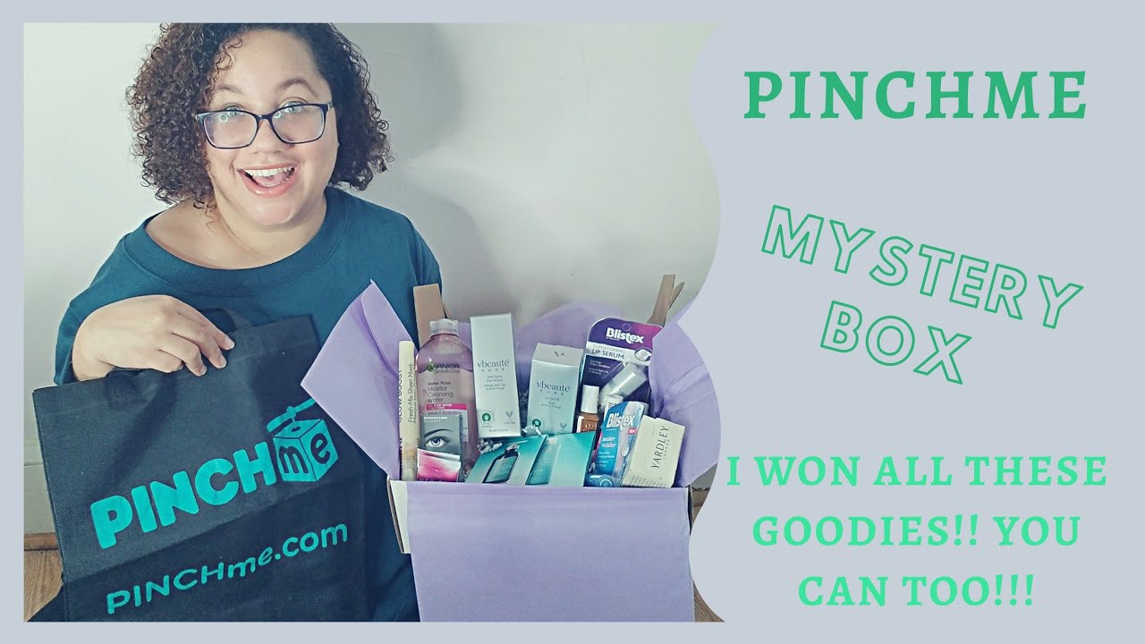 Pinchme Mystery Box | I won awesome freebies!! - YouTube