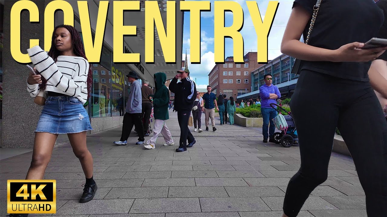 Coventry - City Tour 2024| Walking The Streets of Coventry | Central ...