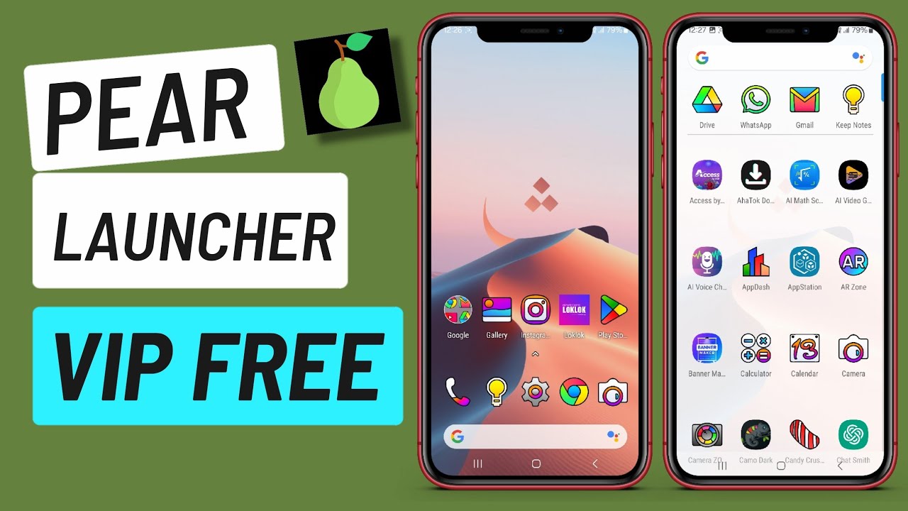 Best Free Pear Launcher App for Android - YouTube