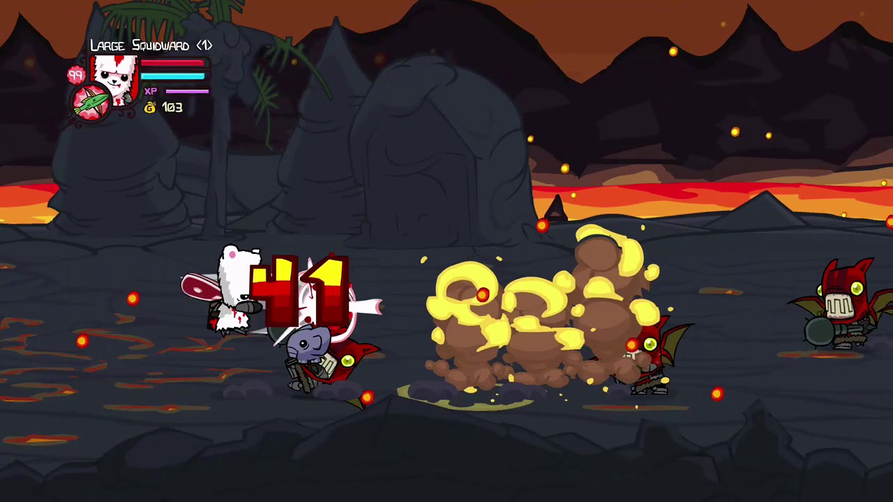 Lava World Insane No Potions. Castle Crashers Remastered - YouTube