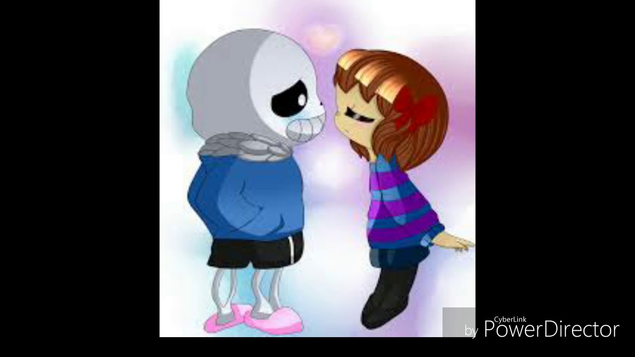 Sans x frisk 💙- cross sans - YouTube