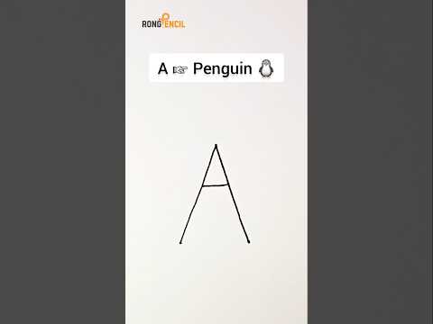 How to draw Penguin 🐧 | Easy drawing | Drawing | Penguin drawing| #penguin #art #drawing #shorts