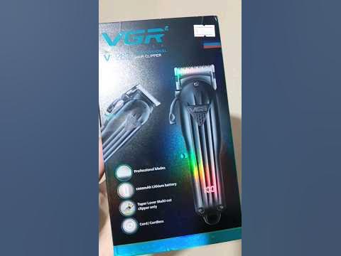 Máquina de cortar cabelo VGR Voyager V-282 Professional Hair Clipper - YouTube