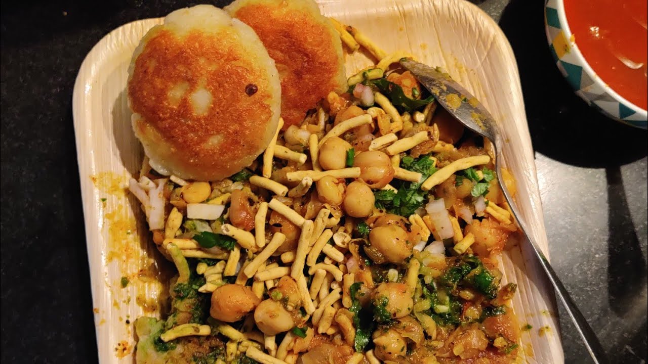 इंदौरी सराफा जैसी छोले आलू टिक्की चाट| INDORE SARAFA CHHOLE ALU TIKKI ...